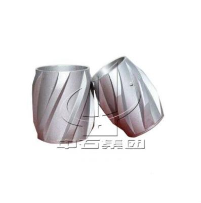 China Aluminium Alloy Slip-On Solid Body Spiral Vane Centralizer 510-660mm Diameter Range for Horizontal Wells for sale
