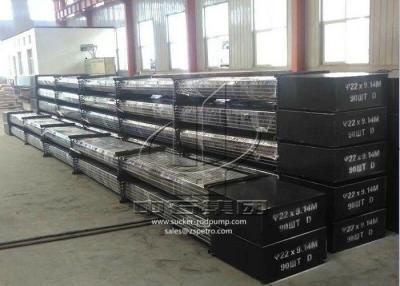 China API 11B Standard Steel Sucker Rod 32mm to 48mm for Oil Pump Drilling Equipment for sale