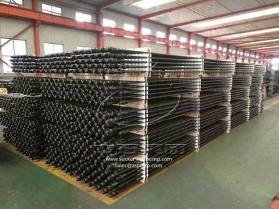 China API 11B Sucker Rod Grade HL HY 25ft 30ft Length Corrosion Resistant Oil Rig Drilling Rod for sale