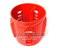 China 7 Inch Spiral Vane Roller Casing Centralizer for Oil Water Well 178mm Casing 216mm Hole for sale