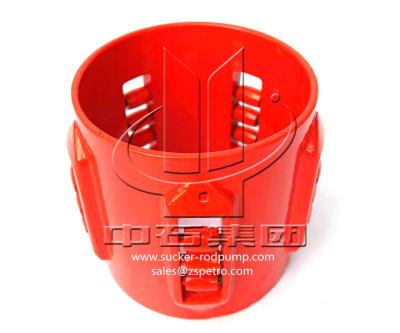 China 7 Inch Spiral Vane Roller Casing Centralizer for Oil Water Well 178mm Casing 216mm Hole for sale