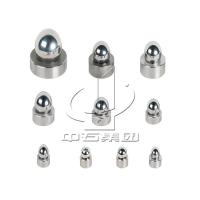 China 1045 Steel Tungsten Carbide YN6 Valve Ball Seat HRA 89.5 for Sucker Rod Pump for sale