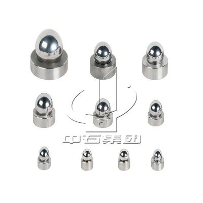 China 1045 Steel Tungsten Carbide YN6 Valve Ball Seat HRA 89.5 for Sucker Rod Pump for sale
