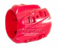China Oilfield Roller Solid Rigid Bow Spring Centralizer 139.7mm 5-1/2in Casing for sale
