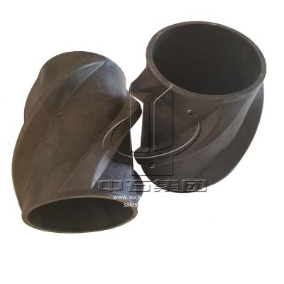China Thermal Plastic Spiral Vane Solid Centralizer 5-1/2-7 Inch Low Friction Casing for sale