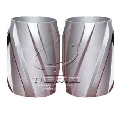 China Aluminium Alloy Spiral Vane Well Casing Centralizers Slip on for sale