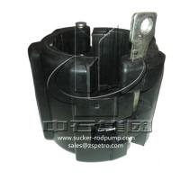 China Downhole Tool Rubber Bow Spring Centralizer 4-12 Blade OD 80-136mm for 3-1/2 to 6 Inch Pipe for sale
