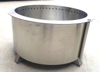 China 76cm Smokeless Fire Stove Double Wall Stainless Steel 30 In Round Pit for sale