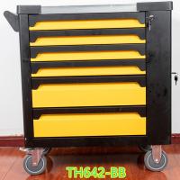China 500Lbs Heavy Duty Tool Box Trolley 8 Drawer SPCC Cart Black for sale