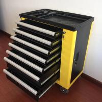 China 8 Drawer 700 Lbs Heavy Duty Tool Trolley Polished Red for sale