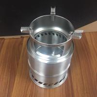 China Folding Outdoor Smokeless Stove 12.2 Inch BBQ Stainless Steel Fire Pit for sale