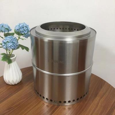 China Stainless Steel Smokeless Wood Fire Pit for sale