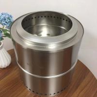 China Stainless Steel Smokeless Wood Fire Pit for sale
