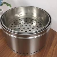 China Stainless Steel Smokeless Wood Fire Pit for sale