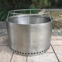 China Stainless Steel Portable  Pellet Smokeless Fire Pit 22 Inch Camp Stove for sale