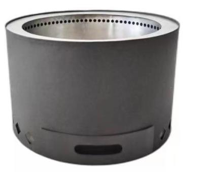 China 18.7 Inches Smokeless Fire Pit Bbq Camping Packaging for sale