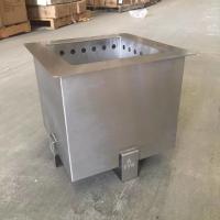 China SS 304 Food Grade BBQ Fire Pit Portable 17 Inch Large Stainless Steel Outdoor Smokeless Stove for sale