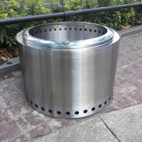 China 18 Inch Stainless Steel Outdoor Smokeless Stove 13 Inch Backyard Fire Pit for sale
