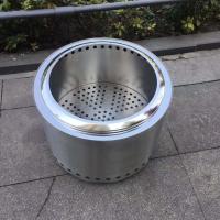 China 19.5 Inch Smokeless Outdoor Fire Pit Camping Stainless Steel Portable Bonfire for sale
