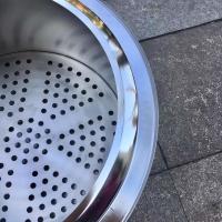 China 19.5 Inch Smokeless Outdoor Fire Pit Camping Stainless Steel Portable Bonfire for sale