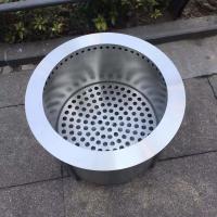 China 304 14 Inch Stainless Steel Outdoor Smokeless Stove BBQ Smoke Free Fire Pit for sale