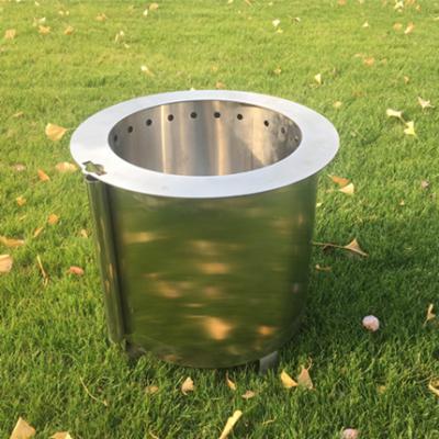 China 13 Inch Outdoor Double Flame Smokeless Fire Pit 13 Inch Portable for sale