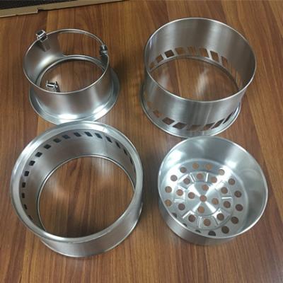 China Stainless Steel 11 Inch Folding Fire Pits For Camping 13 Inch Smokeless Stove for sale
