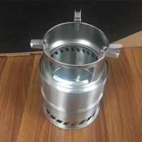 China Stainless Steel 11 Inch Folding Fire Pits For Camping 13 Inch Smokeless Stove for sale