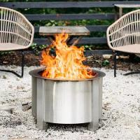 China Outdoor 304 Stainless Steel Smokeless Stove 22 Inch Bonfire Outdoor Pit for sale