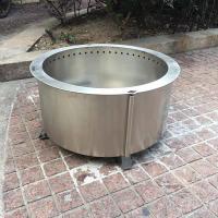 China 76cm Smokeless Fire Stove Double Wall Stainless Steel 30 Inch Round Fire Pit for sale