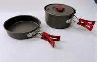 China Small Outdoor Camping Pot Set Aluminum Alloy Material 16*16*11cm for sale