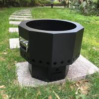 China Outdoor Smokeless Wood Fire Pit Stainless Steel 15 Inch Double Flame Fire Pit for sale