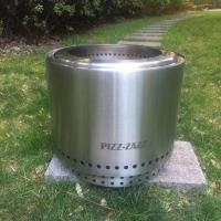 China Portable Smokeless Fire Stove Stainless Steel Outdoor Fire Pit 19.5 Inch for sale