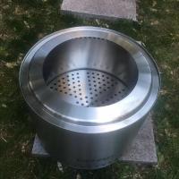 China Portable Smokeless Fire Stove Stainless Steel Outdoor Fire Pit 19.5 Inch for sale