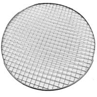 China Camping Barbecue Grill Mesh Anti Corrosion 350mm Round Stainless Steel BBQ for sale