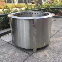 China Party 304 Stainless Steel Bonfire Pit Garden Smokeless Wood Fireplace for sale