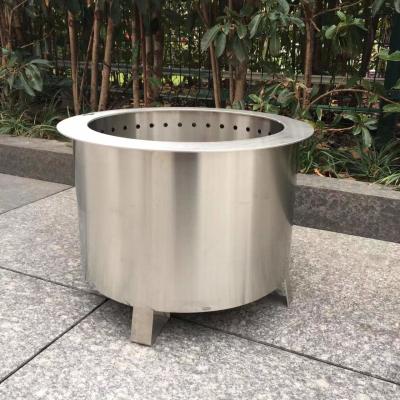 China Travelling 56cm Smokeless Wood Fire Pit 22 Inch Bonfire for sale