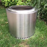 China 15 Inch Stainless Steel Wood Smokeless Fire Pit 38cm Outdoor Stove for sale