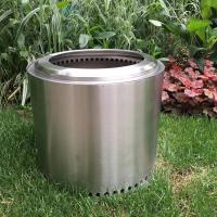 China 15 Inch Stainless Steel Wood Smokeless Fire Pit 38cm Outdoor Stove for sale