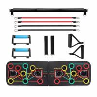 China Home Gym Multi Station ABS Foldable Push Up Board With Pilates Bar for sale