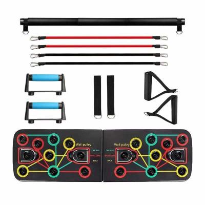 China Home Gym Multi Station ABS Foldable Push Up Board With Pilates Bar for sale