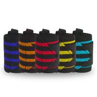 China Weightlifting Powerlifting Breathable Wrist Support Adjustable Elastic for sale