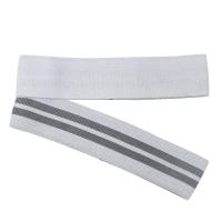 China Cotton Latex Yoga Resistance Hip Band 76x8cm Non Slip Booty Bands for Squat Fitness for sale