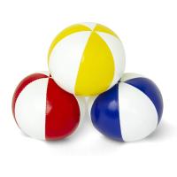China PVC Soft Stuffed Leather Juggling Ball Colorful Sports Training 70mm for sale