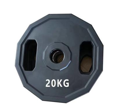 China Rubber Dodecagon 12 Side Barbell Dumbbell Plates Home Gym Lifting Training for sale