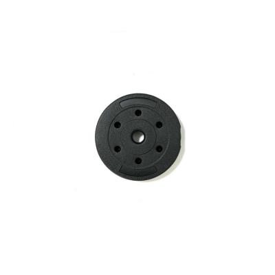 China Plastic Cement Sand Filled Weight Plate Set 30mm Hole Custom Weight for sale