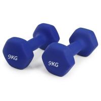 China Non Slip Waterproof Neoprene Dumbbells 0.5-25kg Custom Color Hexagon Design for sale