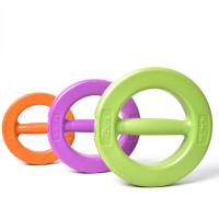 China Wholesale Ladies Home Use Colored Cement Dumbbells PP Plastic Ring 1kg 2kg for sale