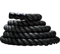 China Polyester Jute PE Battle Training Rope 50ft Gym Fitness Power Exercise Rope for sale