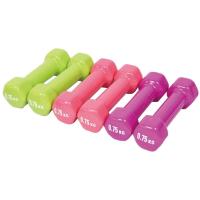 China Neoprene Dipped Dumbbells 0.5-10kgs Bone Shape Vinyl Coated Gym Dumbbells for sale